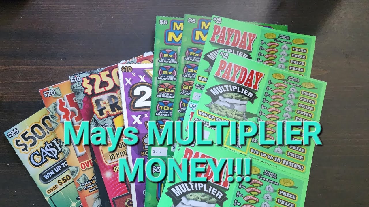 Playing some of the BRAND new MULTIPLIER MONEY》$115 Maine Lottery ...