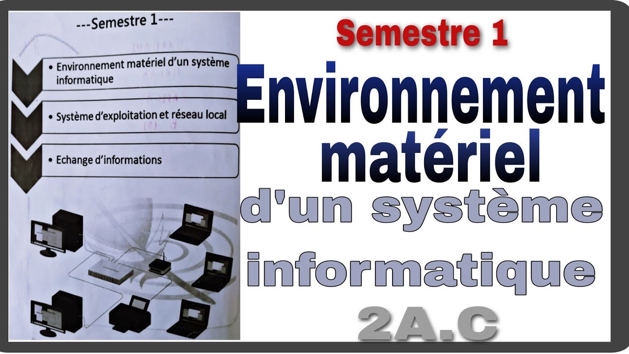 Environnement matériel d'un système informatique / réseaux local 2A.C ...