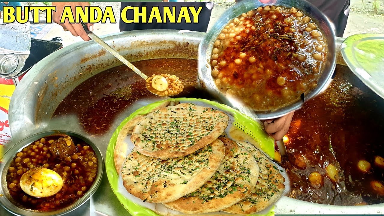FAMOUS NAAN CHANAY IN LAHORE/BUTT NAAN CHANAY /WAHDAT ROAD LAHORE ...