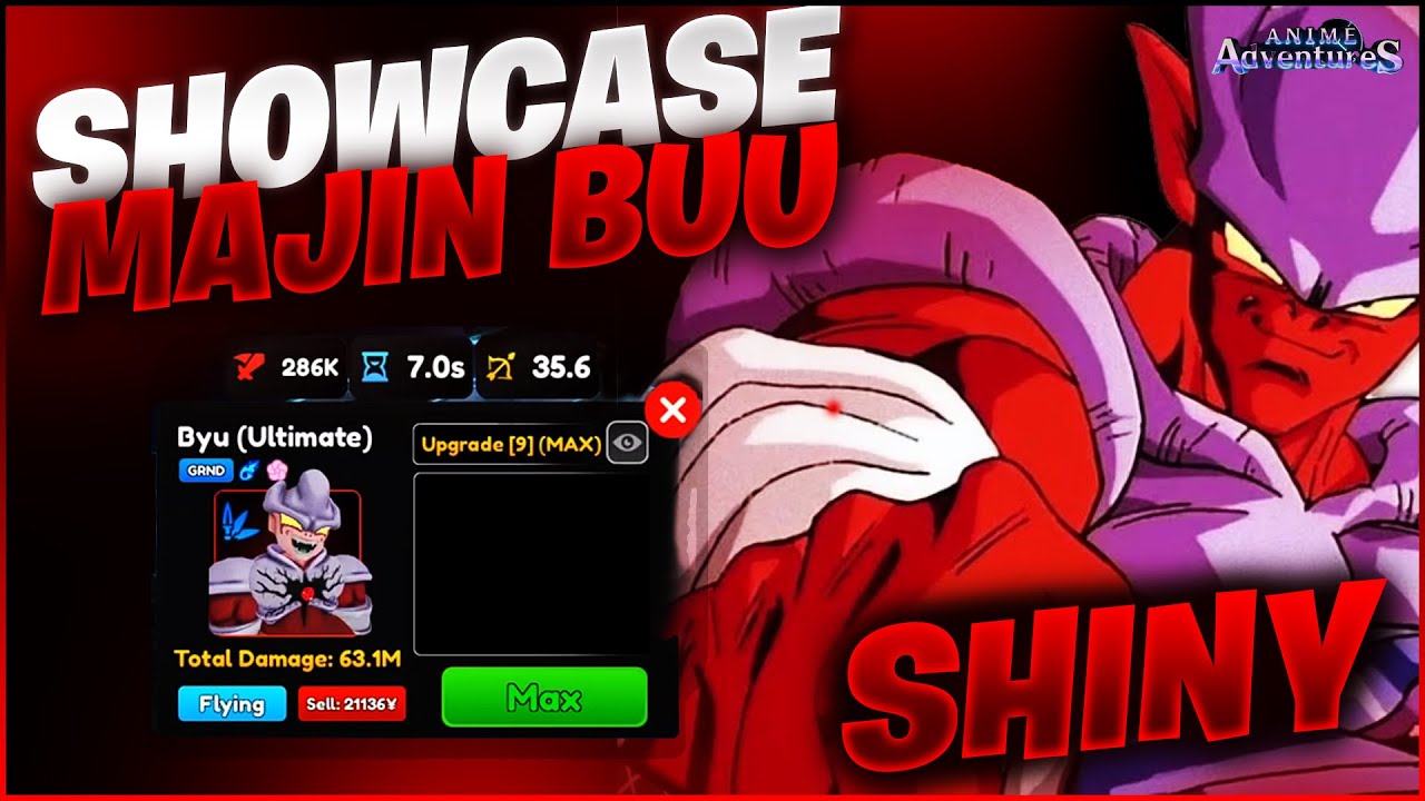 ASI ES MAJIN BUU SHINY - ANIME ADVENTURES SHOWCASE (ANTES QUE MURIERA ...