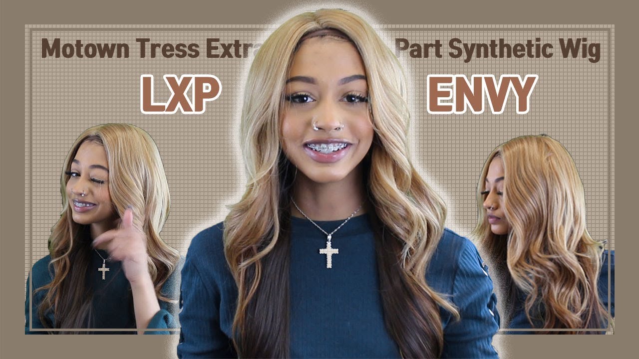 Motown Tress Extra Deep Lace Part Synthetic Hair Wig - LXP ENVY ...