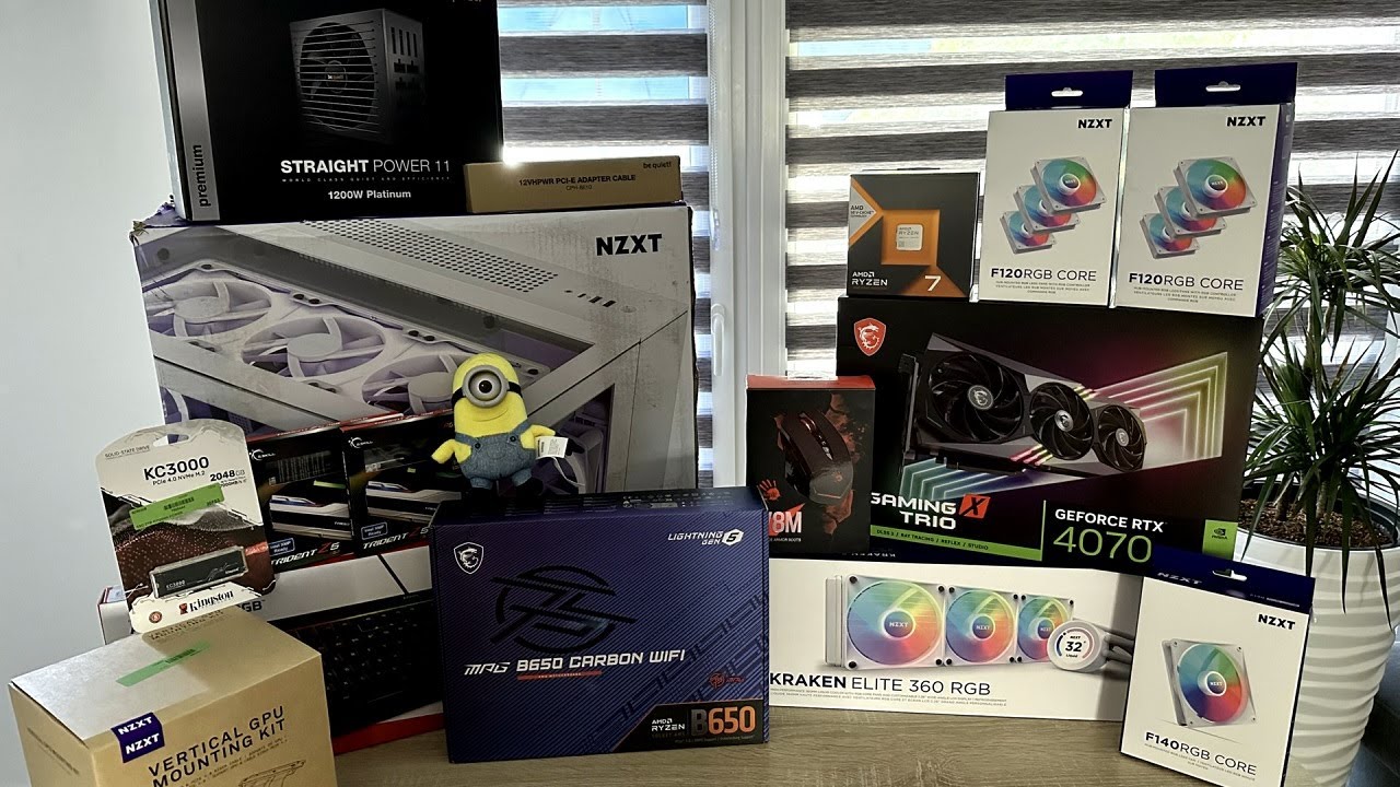 $2,800 RTX 4070 & Ryzen 7 7800X3D Gaming PC Build - Montage + Cinebench ...