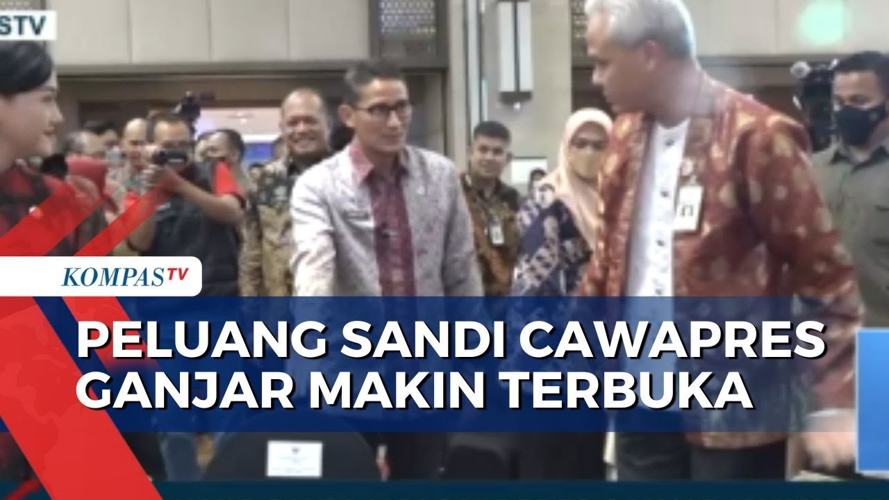 PPP: Peluang Cawapres Terbuka, Ganjar dan Sandiaga Semakin Serasi - YouTube