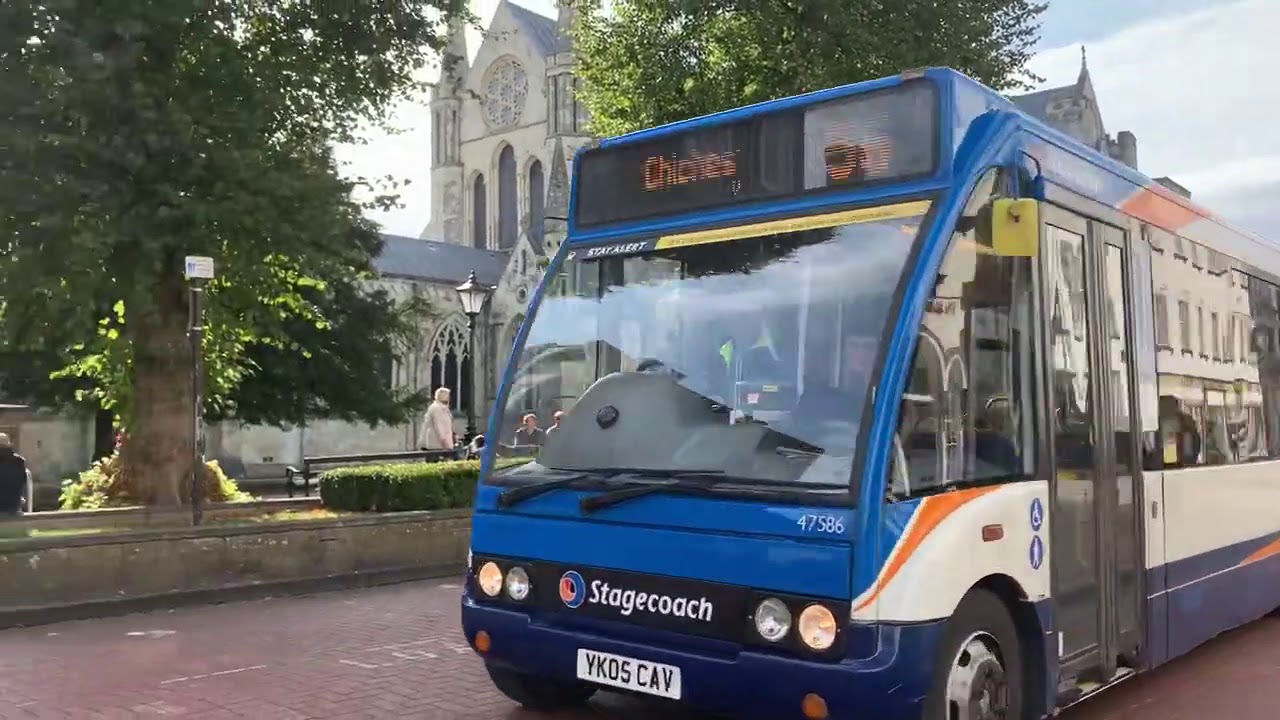 STAGECOACH BUS ROUTE 56 DEPARTING WEST STREET CHICHESTER - YouTube