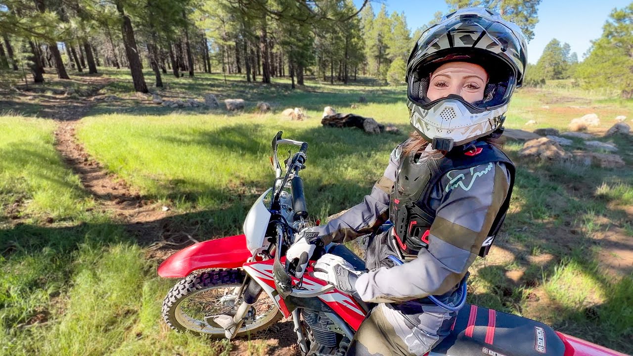 We rode our Kids Bikes on GNARLY Single Track - CRF250F Enduro - YouTube
