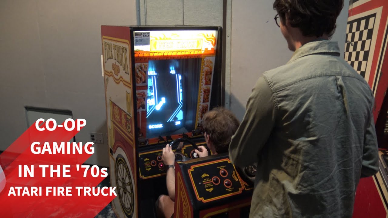 One Of The First Co-Op Video Games: Atari's Fire Truck (1978) - YouTube