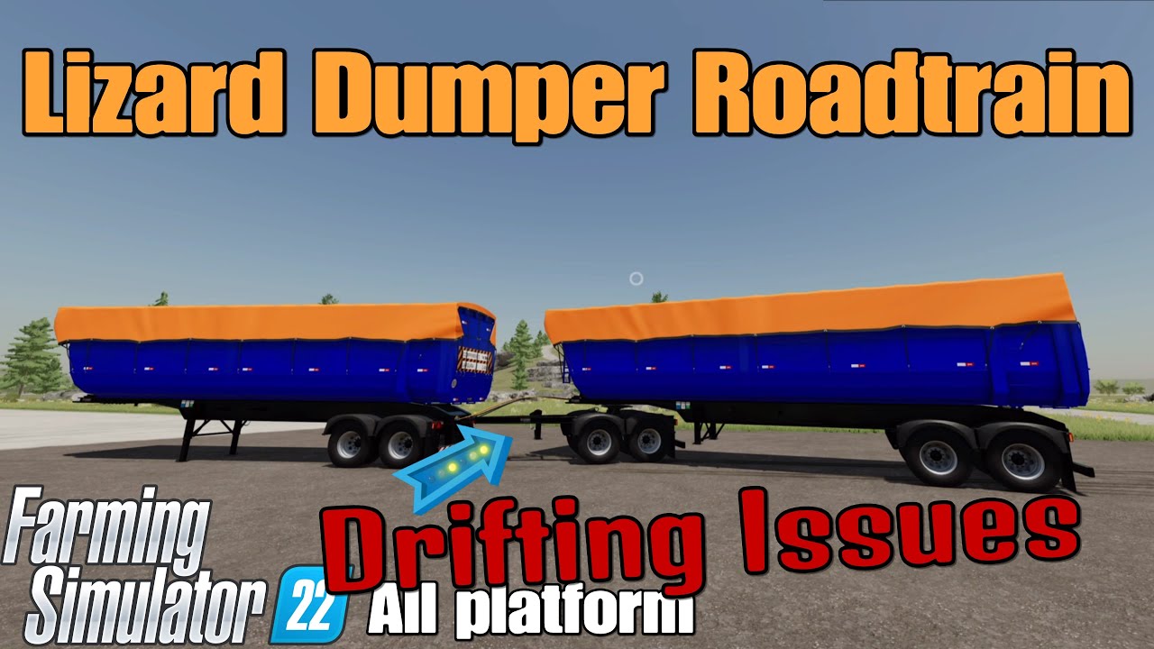 Lizard Dumper Roadtrain / FS22 Mod test for all platforms - YouTube