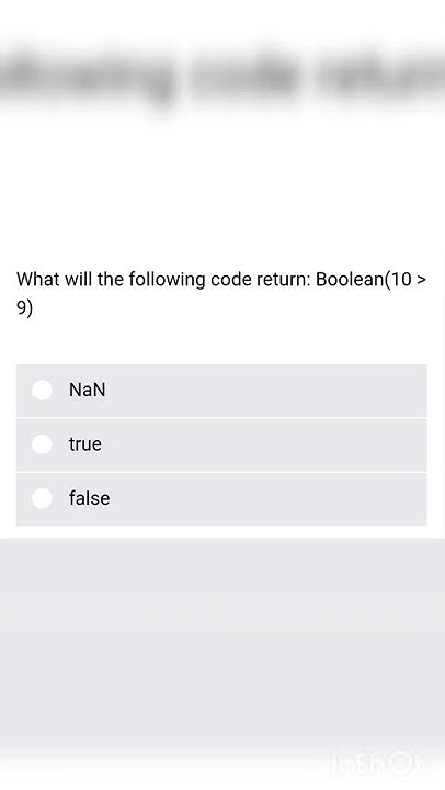 🤔🤔🙄 Javascript Programming Conditional Statement What S True Quiz