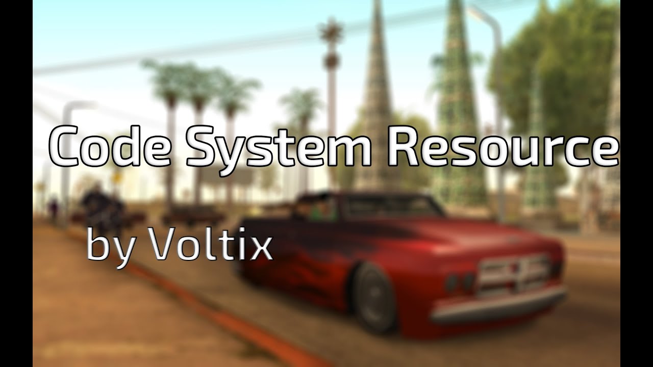 Code System MTA:SA | مود أكواد جي سي | حياة واقعية - YouTube