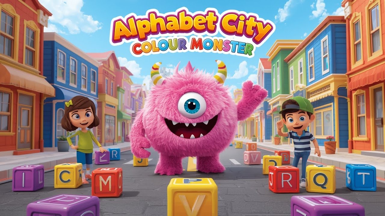 Alphabet City kids alphabet learning 3D cartoon video [season 1 episode ...