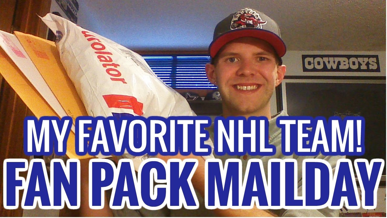 5 FAN PACK MAILDAY! MY FAVORITE NHL TEAM! - YouTube