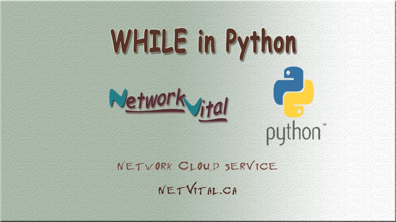 WHILE in Python - YouTube