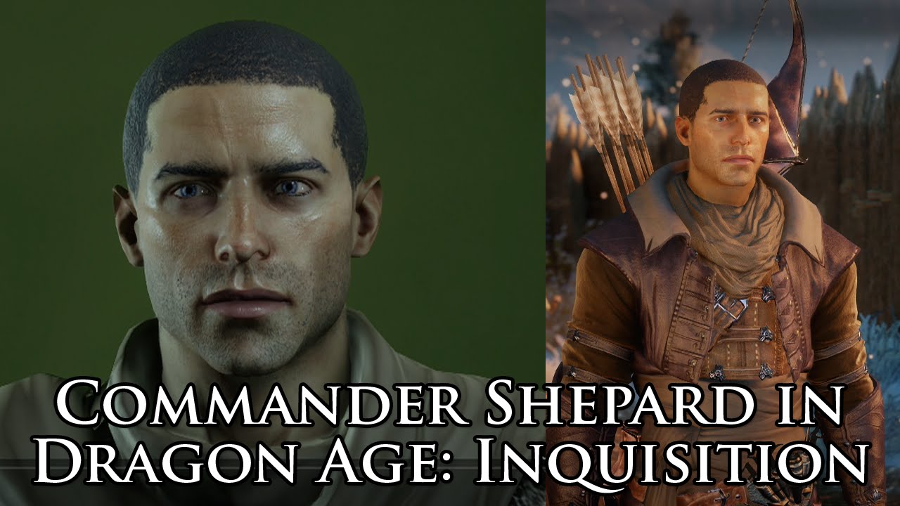 Commander Shepard in Dragon Age: Inquisition - YouTube