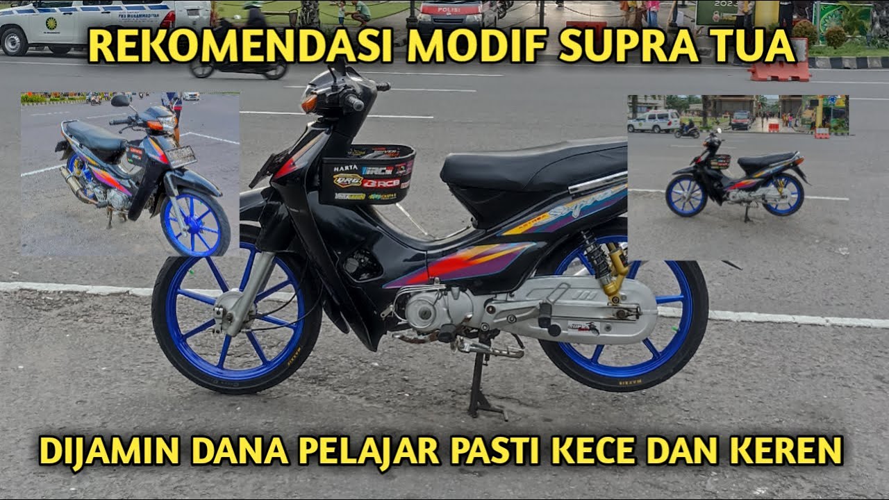REKOMENDASI MODIF SUPRA LAMA/TUA kece keren AMAN DI KANTONG - YouTube