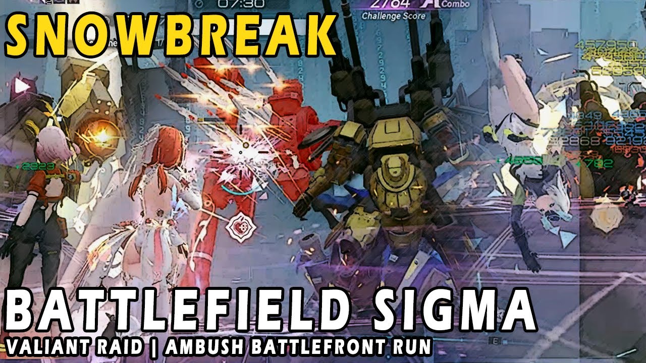 Battlefield Sigma | Valiant Raid | Ambush Battlefront run | Snowbreak ...