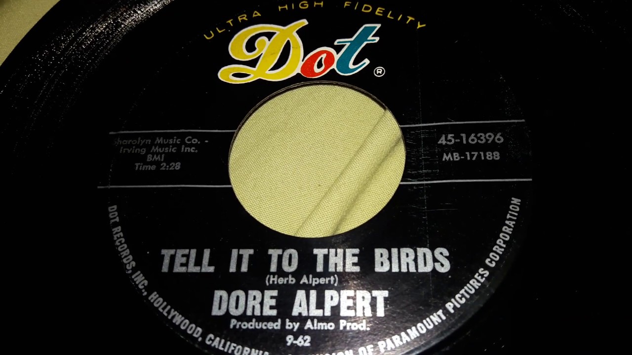 Dore Alpert - Tell It To The Birds (1962) - YouTube