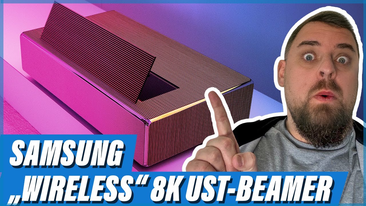 SAMSUNG PREMIERE 8K UST-BEAMER mit drahtloser Anschluss-Box (CES 2024 ...
