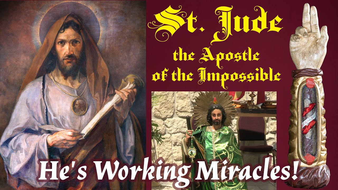 St. Jude, Apostle of the Impossible. He's working miracles! - YouTube