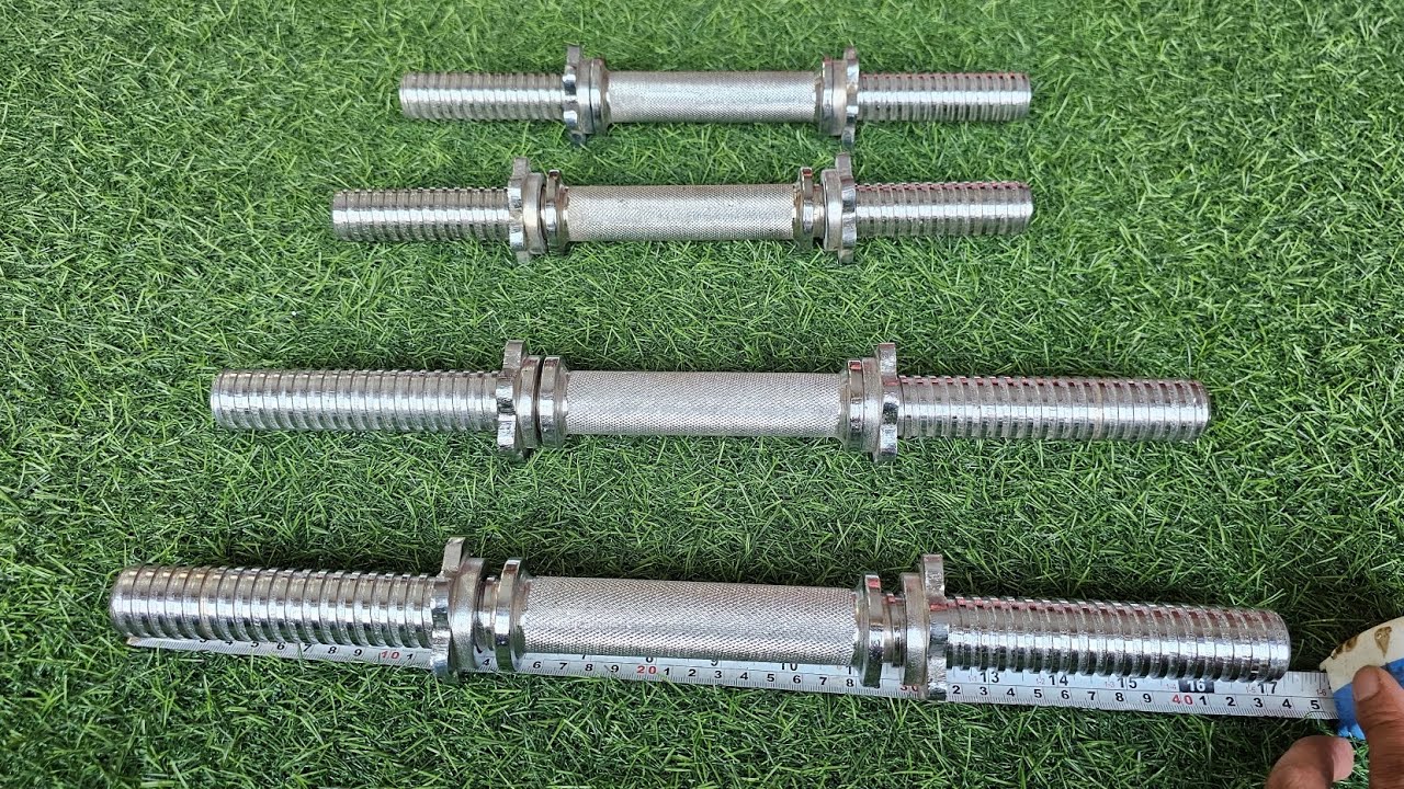 Types of Dumbbell Rods - YouTube