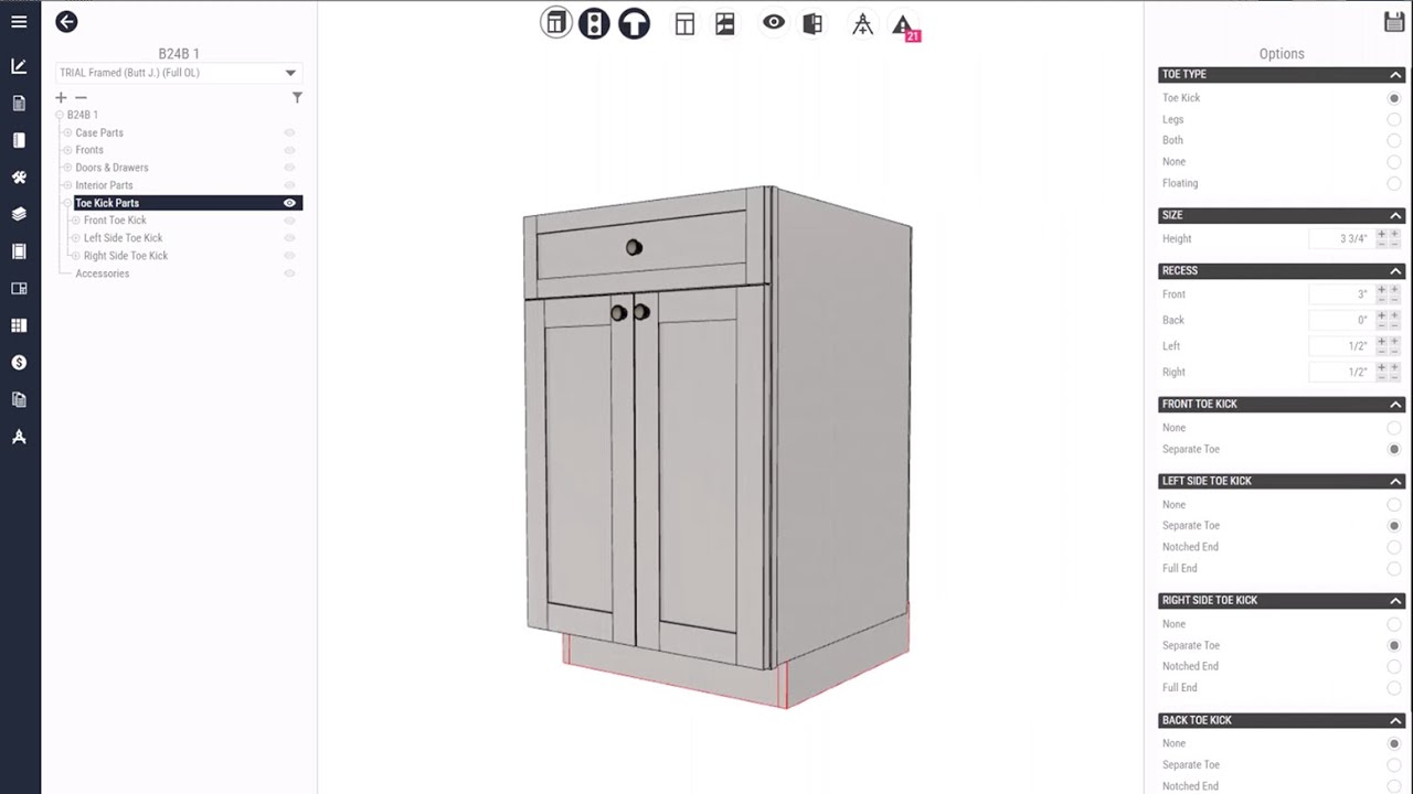 Construction Method - Toe Kicks - YouTube