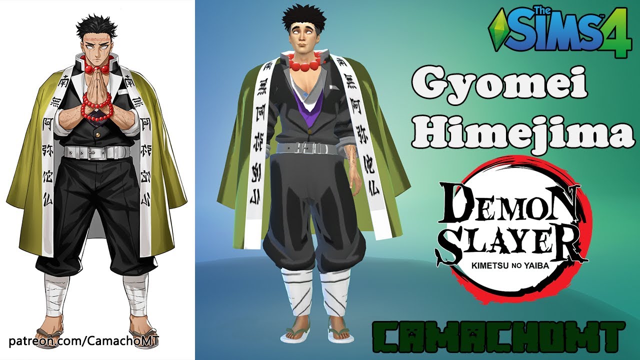Gyomei Himejima | Demon Slayer | Sims 4 | - YouTube
