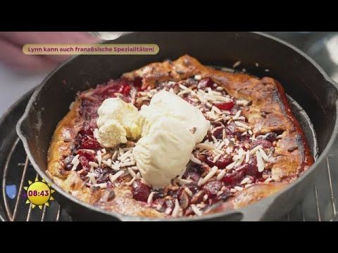 Lynn backt: süße Galette mit Kirschen