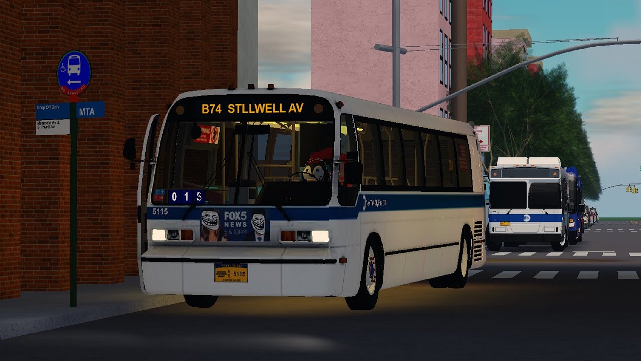 MTA (Roblox) Novabus RTS 5115 (Half Black Back) on the B74 to Coney ...