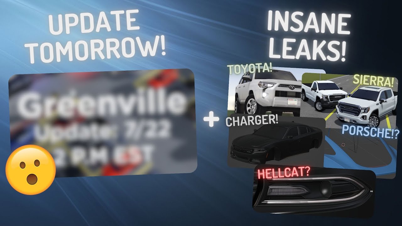 GREENVILLE IS UPDATING TOMORROW + INSANE LEAKS & CARS!! - Greenville ...