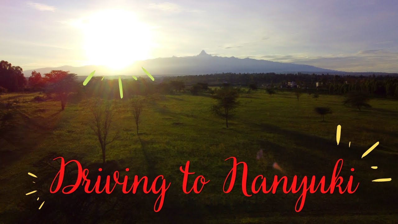 A drive to the equatorial town of Nanyuki - YouTube