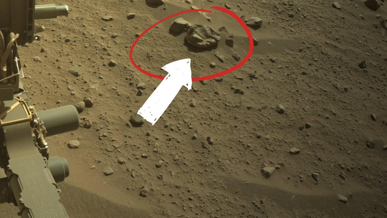 Mars Perseverance Sol 763 4K Video Footage - SHIP ROCK of Martian PLACE ...