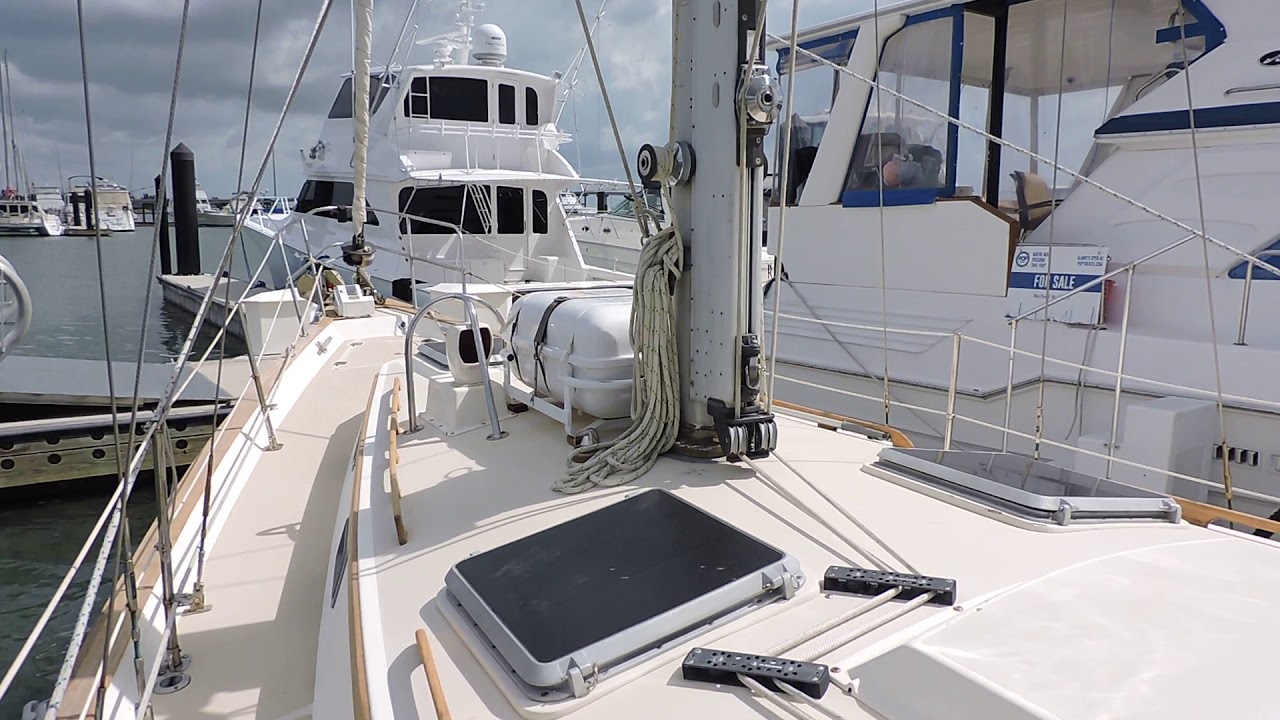 1986 Pearson 422 for sale, Florida - YouTube