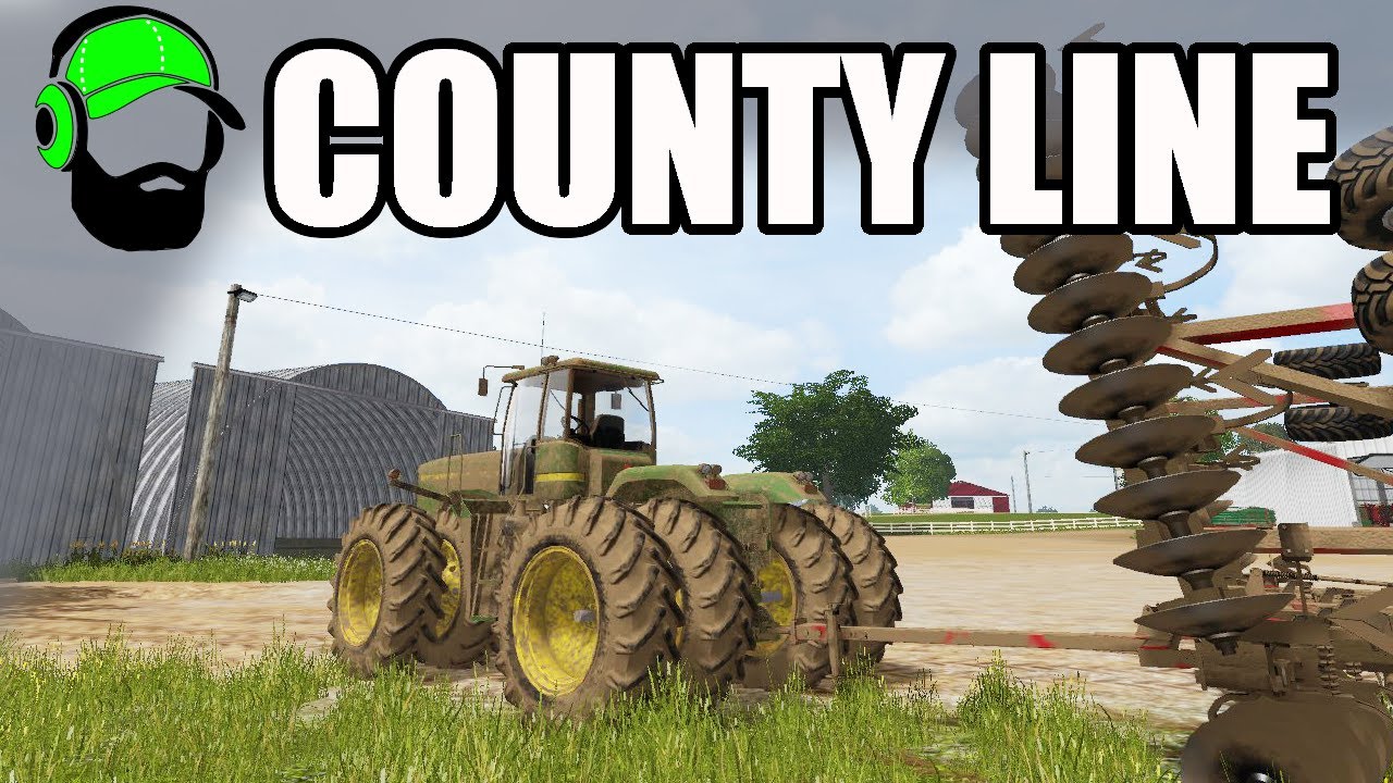 Farming Simulator 17 - County Line - New tractor and plow #FS17 - YouTube
