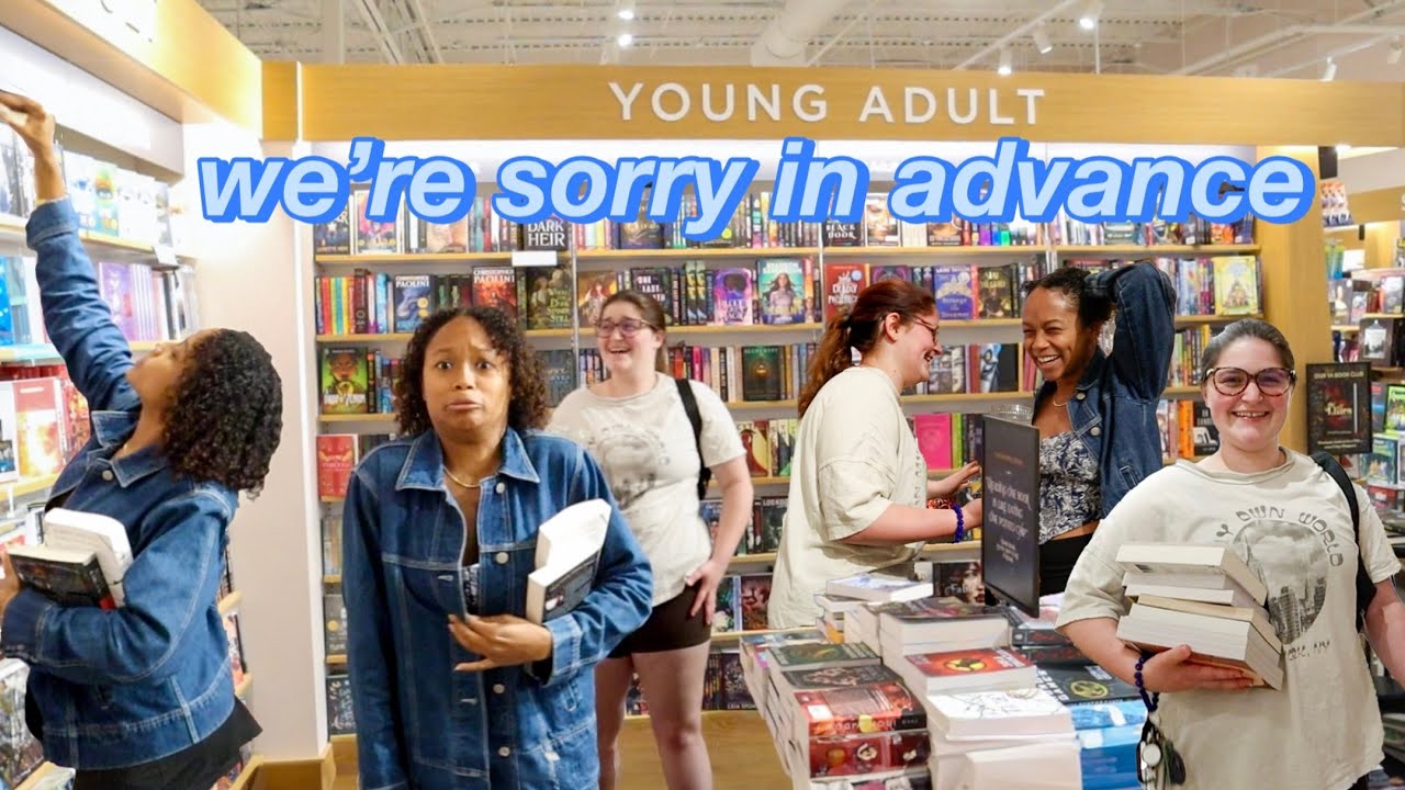 *CHAOTIC* bookstore vlog ft. 2 sleep-deprived book add!cts - YouTube