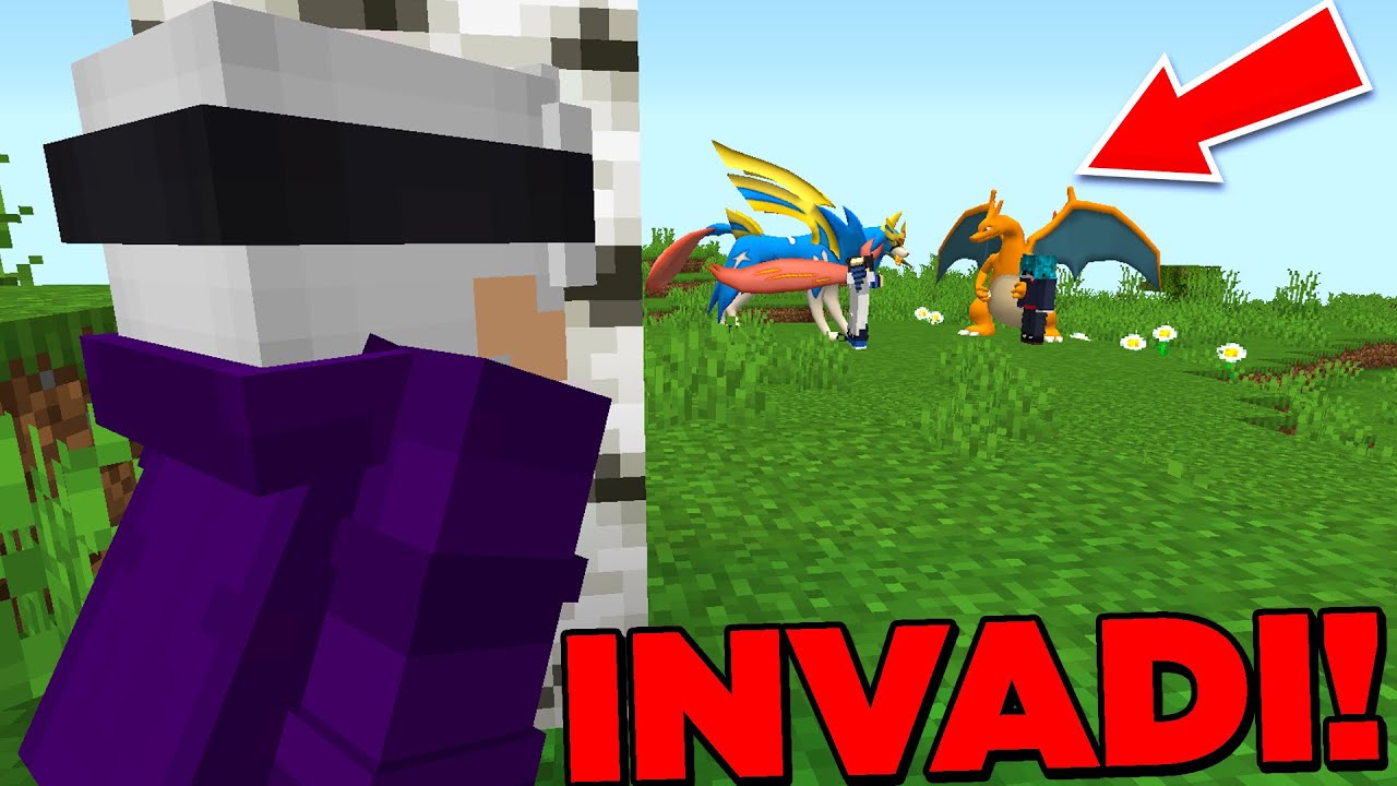 INVADI A SÉRIE DE PIXELMON SELVAGEM DOS YOUTUBERS! - YouTube