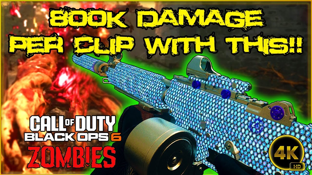 BO6 ZOMBIES THIS WEAPON CAN DO 800K DAMAGE PER CLIP!! KRIG C REVIEW # ...