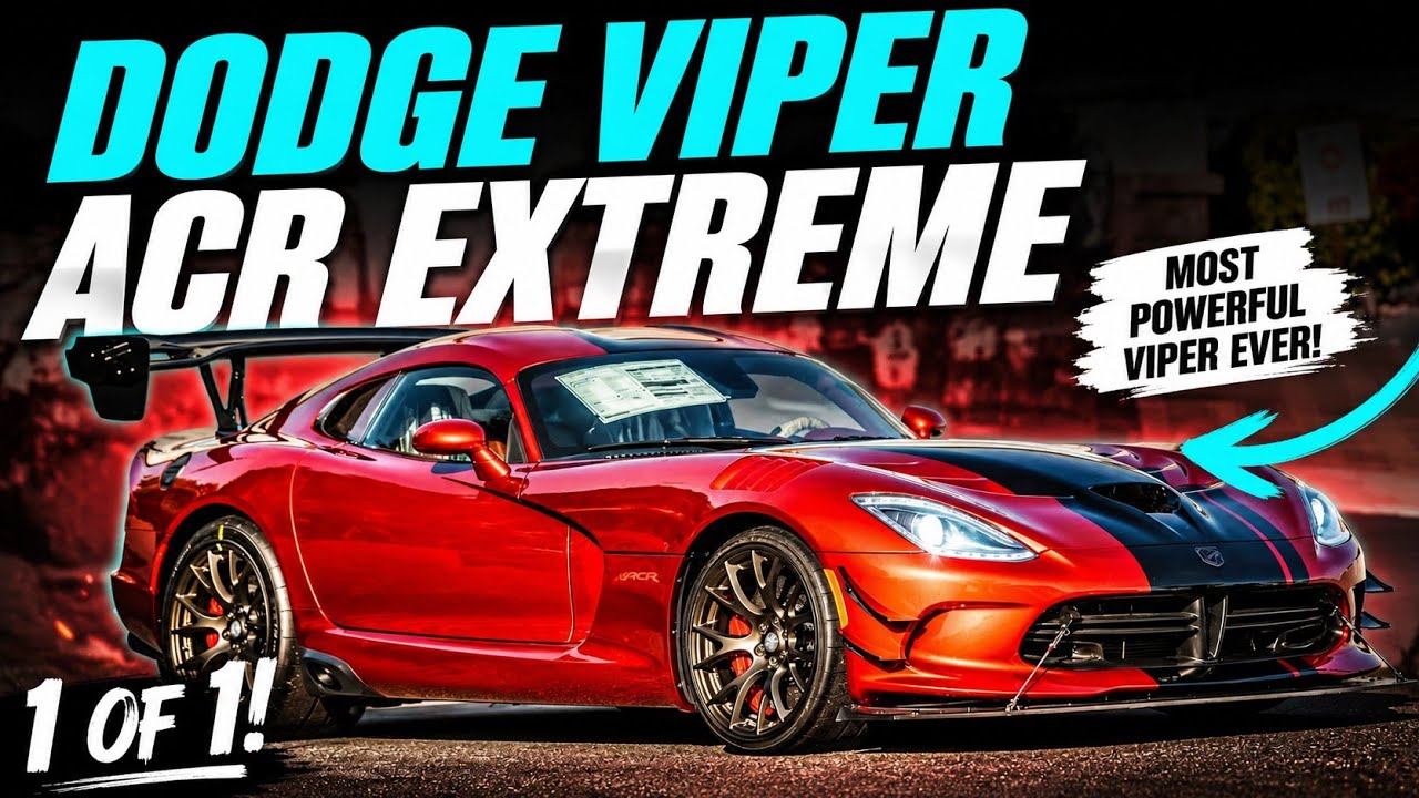 Dodge Viper ACR Extreme – The Most Powerful Viper Ever! Full Review ...