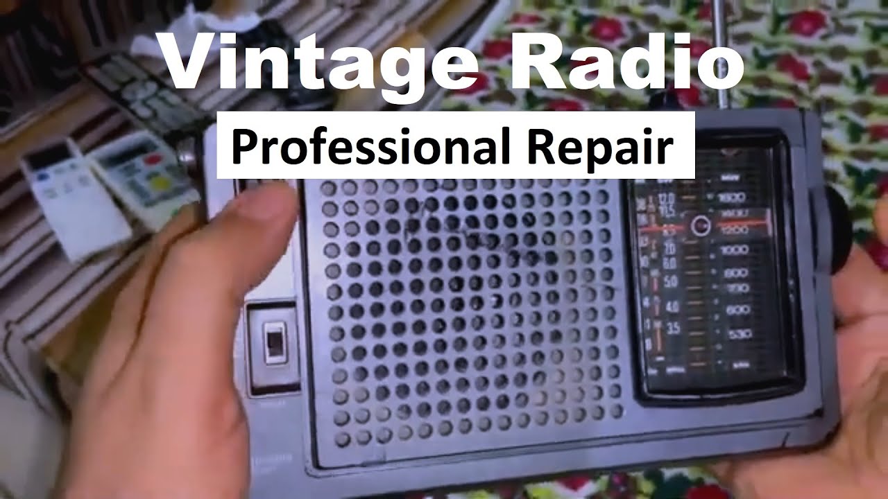Vintage SANYO RP 7160 Professional Repair - YouTube