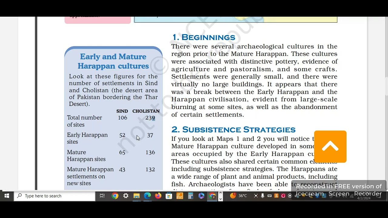 BRICKS,BEADS AND BONES|| CLASS12|HISTORY|CHAPTER-1|| STORY OF THE FIRST ...