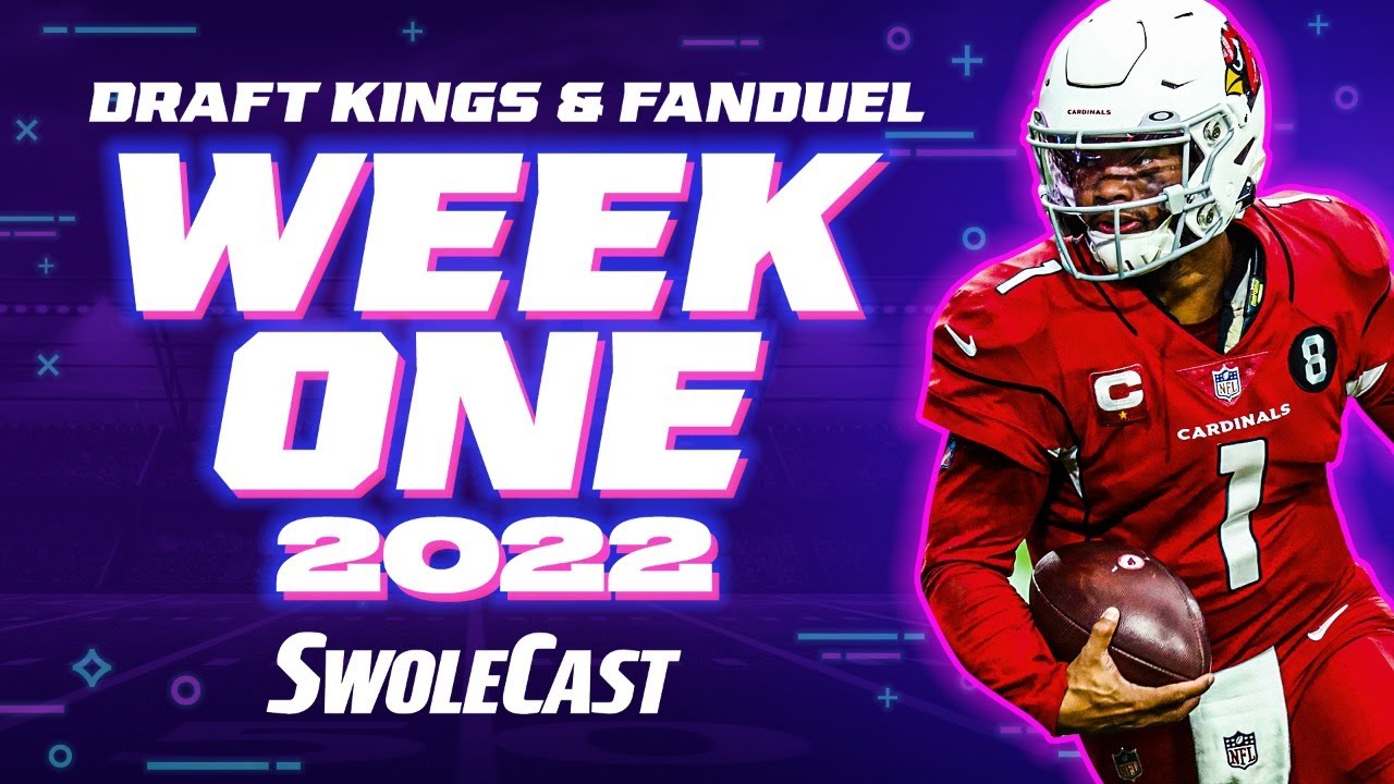 DRAFTKINGS NFL WEEK 1 - 2022 DFS FANTASY FOOTBALL - YouTube