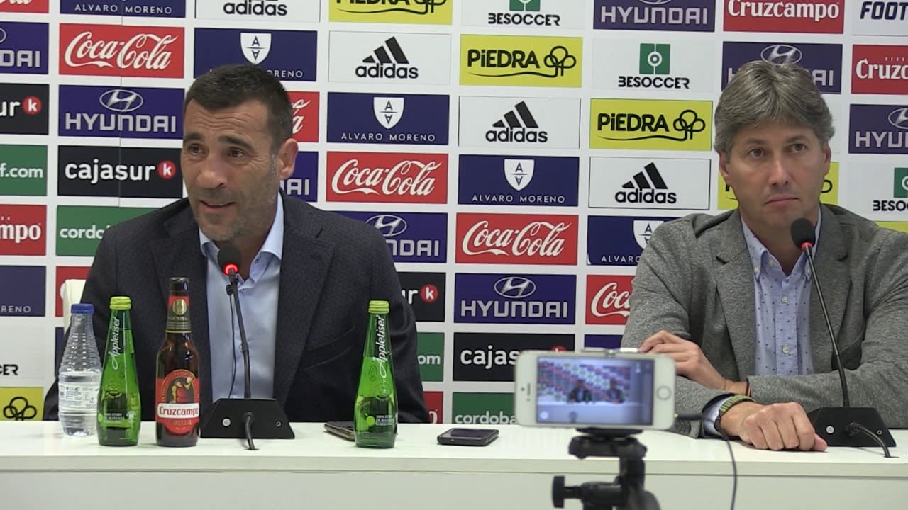 Presentación de Raúl Agné como entrenador del Córdoba CF - YouTube