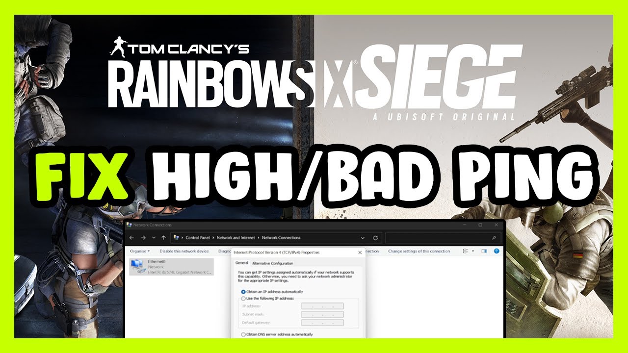 How to FIX Rainbow Six Siege High/Bad Ping & Packet Loss! - YouTube