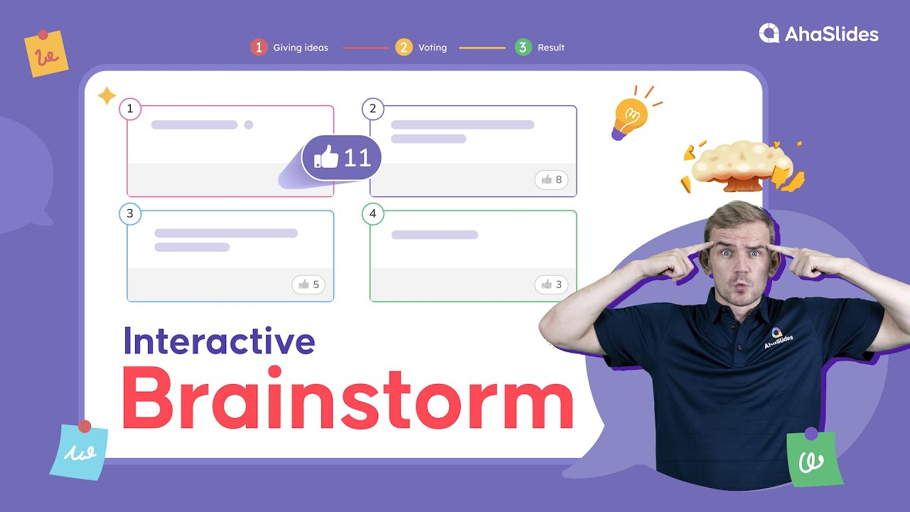 [1 Minute] How to Set Up an Interactive Brainstorm Slide | AhaSlides ...