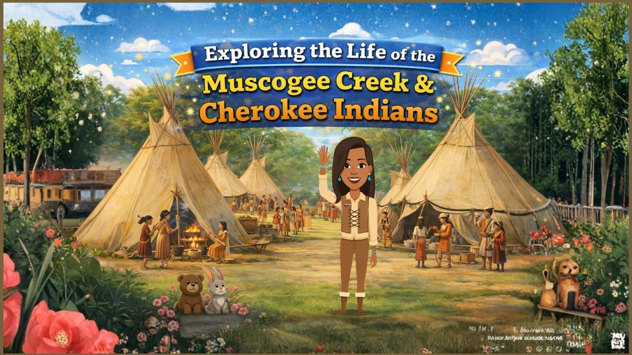 Muscogee Creek and Cherokee Indians - YouTube