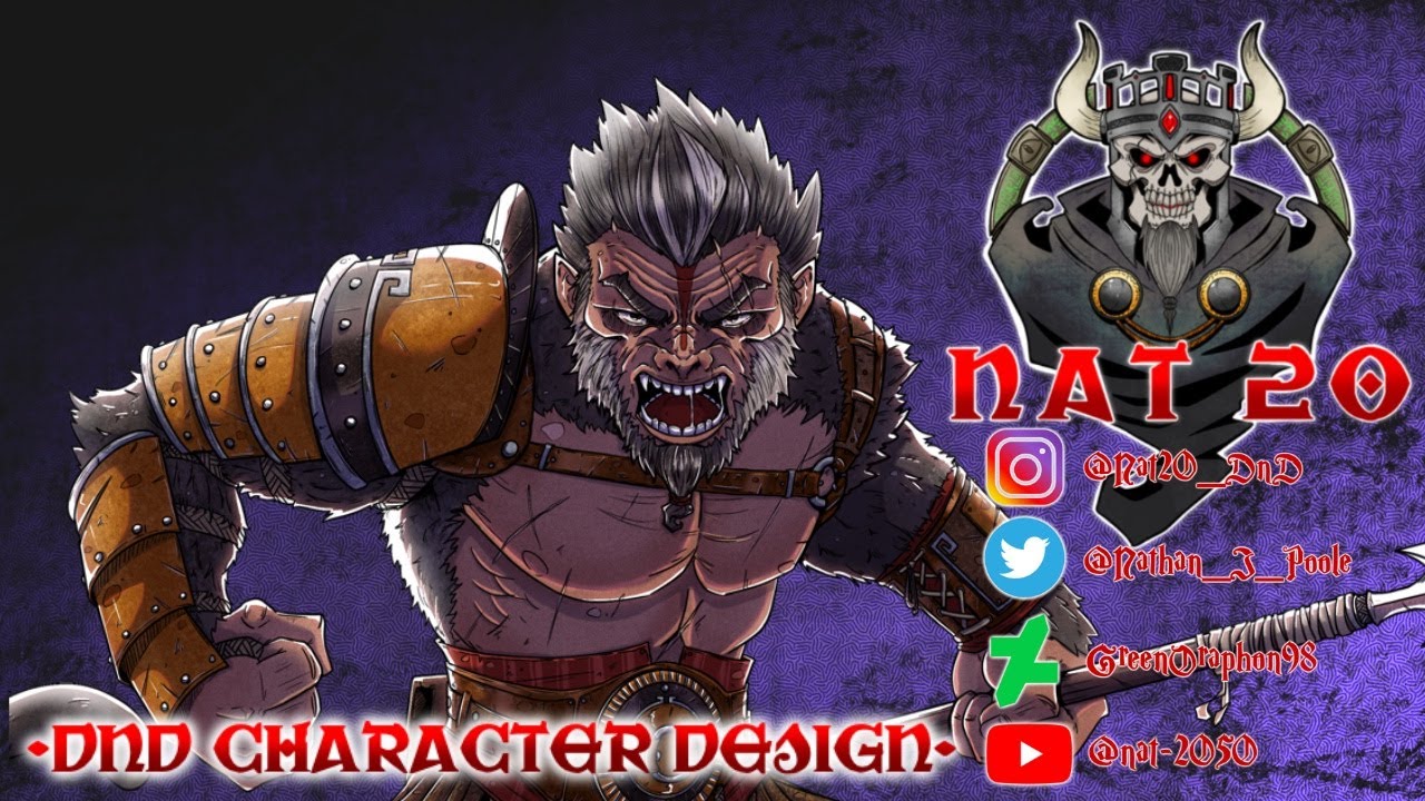 DnD Character Speed-paint | Shifter Gladiator #dnd #art - YouTube