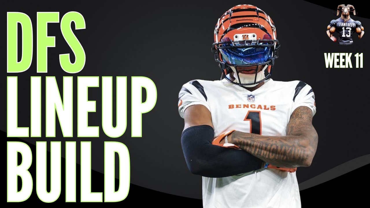 The ABSOLUTE BEST Fanduel Lineup for Week 11 NFL DFS - YouTube