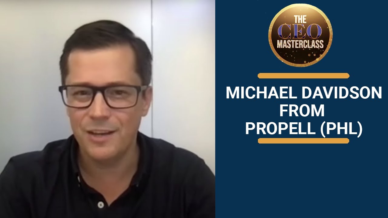 Michael Davidson from Propell (PHL) | The CEO Masterclass - YouTube