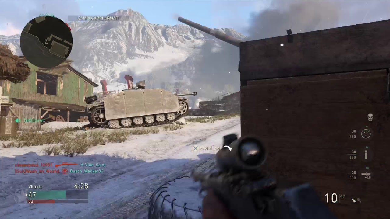 Call of Duty®: WWII Karabin head hunter online Ps4 - YouTube