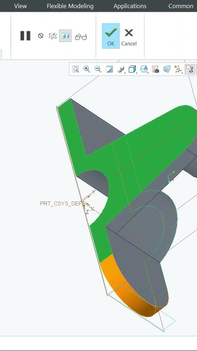 Creo Part modeling-51 - YouTube