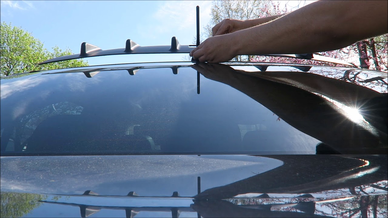 Installing a vortex generator on the lancer - YouTube
