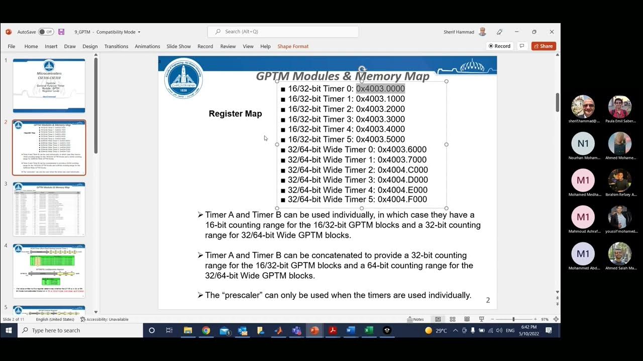 Lecture 10_Embedded Systems - YouTube